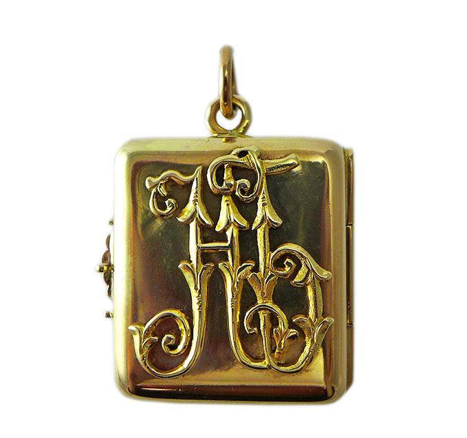 Victorian 15ct Gold Initial Locket – Irene Byrne & Co